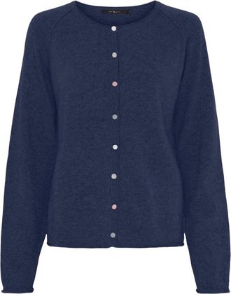 BTF-CPH Feinstrick-Kaschmircardigan - - Knitwear - Damen - Blau - S