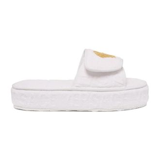 Versace Wei&szlig;e Medusa Head Plateau-Pantoffeln - - Shoes - Damen - Wei&szlig; - 43 EU