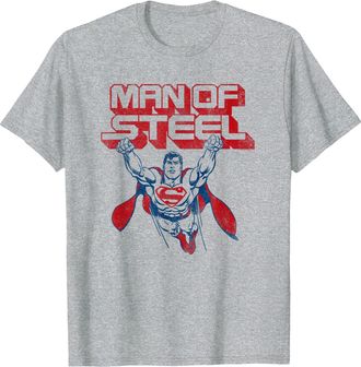 DC Comics Superman Steel Retro T Shirt T-Shirt