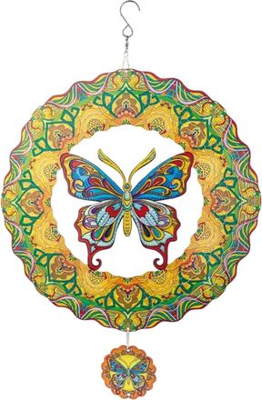 Generico Gartendekoration in Form von - Au&szlig;endekoration aus Metall, das bei Wind weht, elegant, kann auf Balkonen, G&auml;rten und Au&szlig;enw&auml;nden ausgestellt werden