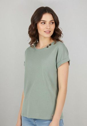 Sublevel T-Shirt 2er Pack mit Herzkn&ouml;pfen, Umschlagsaum, Labeldetails (2-tlg) D12041AH02460E_T-shirts