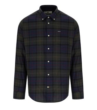Barbour CHEMISE FORTROSE VERT BLEU BARBOUR