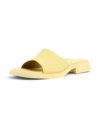 Camper Damen Dana K201485 Flat Sandal, Gelb 002, 35 EU