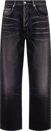 Moschino Homme, Jeans, Noir, Taille: 3XL Pantalon en denim de coton