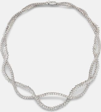 Yeprem Halskette Y-Couture aus 18kt Weißgold mit Diamanten