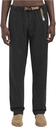 White Sand Homme, Pantalons, Noir, Taille: XS Pantalon en Lyocell et Lin