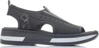 Rieker Femme, Chaussures, Noir, Taille: 39 EU Sandales ouvertes d&eacute;contract&eacute;es