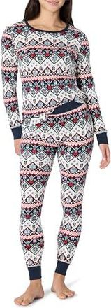 Amazon Essentials Ensembles de Pyjamas de Noël Assortis pour la Famille Femme, Winter Fairisle, XL
