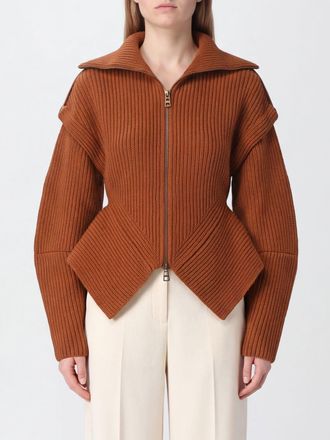 Zimmermann Asymmetrischer Cardigan aus Wollmischung mit Matrosenkragen und Rei&szlig;verschluss