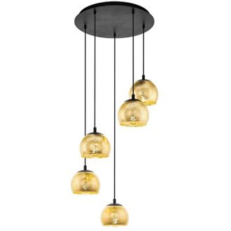 Eglo Suspension Albaraccin Ronde - Noir