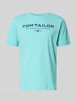 Tom Tailor Regular Fit T-Shirt aus reiner Baumwolle