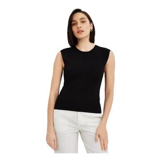 P.A.R.O.S.H. Knit Top - - Tops - Damen - Schwarzk - L