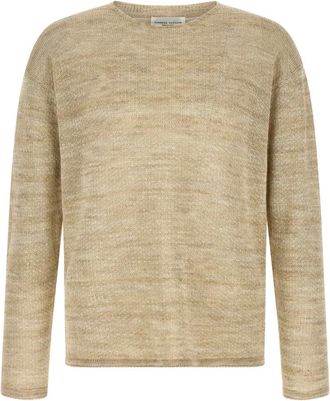 Roberto Collina Homme, Pulls, Beige, Taille: 3XL Pull en maille Moulin&eacute;