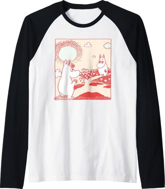 Moomin Snorkmaiden winkt zu Moomintroll Love Raglan