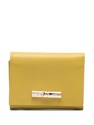 Longchamp portefeuille Le Roseau - Jaune