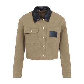Balenciaga Kurze Workwear-Jacke - - Jackets - Damen - Beige - XS