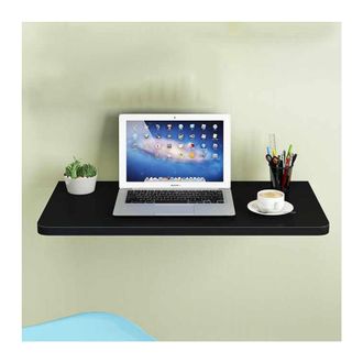 Generic An Der Wand Montierter, Klappbarer Computertisch, Schwebender Studiertisch Mit Metallhalterungen, Platzsparende, Herunterklappbare Werkbank, 50 Kg Tra