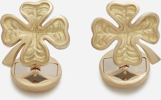 Dolce & Gabbana Good Luck Cufflinks In Yellow Gold - Mann Manschettenknöpfe Gold Onesize