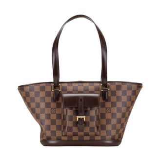 Louis Vuitton Pre-owned Leder-Tragetasche - - Pre-owned - Damen - Braun - ONE SIZE