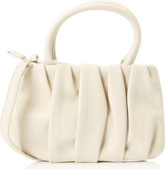 Felipa Womens Damen Form der Wolke Handtasche Clutch, WOLLWEISS