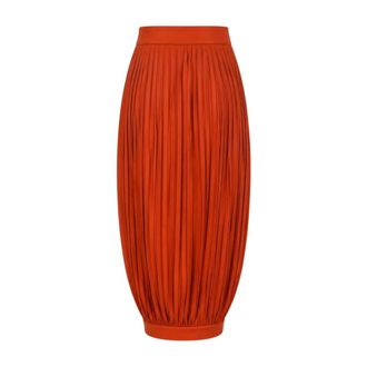 Rowen Rose Jupe Midi Bouffante - Femme - Jupes - Rouge - Taille: 34 FR