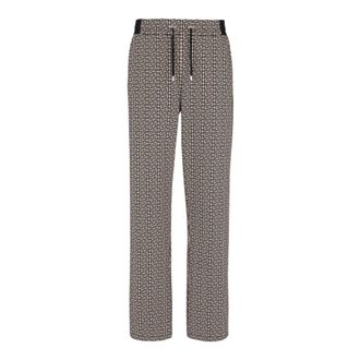 Balmain Homme, Pantalons, Noir, Taille: XS Joggers Jacquard PB Labyrinth