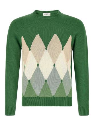 Ballantyne Pull Col Rond - Vert