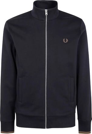 Fred Perry sweat zippé à logo - Noir