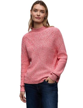 Street One Mouline Pullover Striking Coral 40