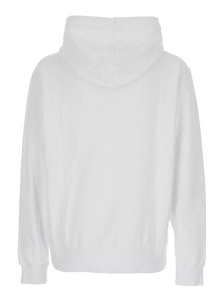 Dsquared2 Mens Hoodie White Cotton Sweatshirts Sweater