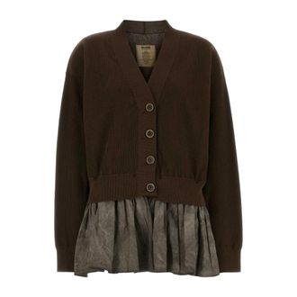 Uma Wang UMA Wang, Femme, Pulls, Brun, Taille: 40 FR Cardigans