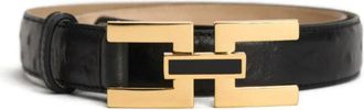 Elisabetta Franchi Femme, Accessoires, Noir, Taille: XL Logo Belt