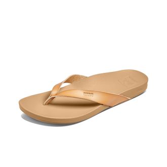 Reef Womens Cushion Bounce Court Fashion casual Flip-Flop,Natural,37.5 EU