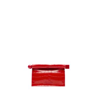 Jacquemus Femme, Sacs, Rouge, Taille: ONE Size Sac en Cuir de Crocodile Rouge