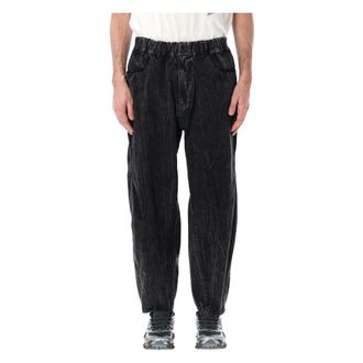 And Wander Homme, Jeans, Noir, Taille: L Jeans &agrave; taille &eacute;lastiqu&eacute;e