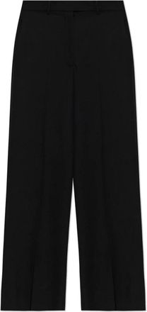 Tom Ford Scharfe Kornfutter schr&auml;g geschnittene- ma&szlig;geschneiderte Hosen mit G&uuml;rtendetail - - Trousers - Damen - Schwarzk - 3XS