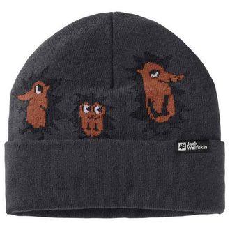 Jack Wolfskin GLEELY Beanie K One Size, Phantom All Over