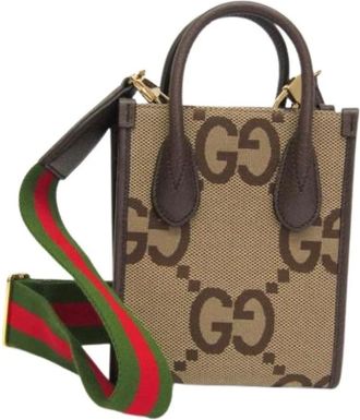 Gucci Pre-owned Jumbo GG Mini 699406 - Femme - Pre-owned - Beige - Taille: ONE Size