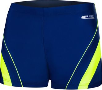 Aqua Speed Badehosen Herren + gratis eBook | Enge Schwimmhose M&auml;nner | Mens Swimwear | UV Retro Schwimmbekleidung | Dennis, Gr. XXXL, 01 Navy Green