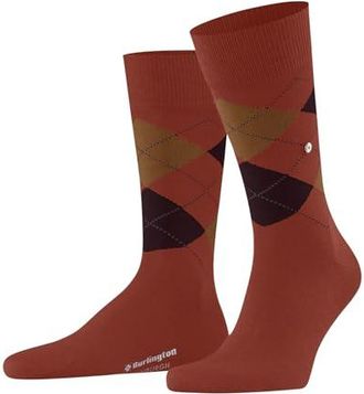 Burlington Edinburgh M So laine fantaisie 1 paire, Chaussettes Homme, Jaune Sunset 8038, 40-46