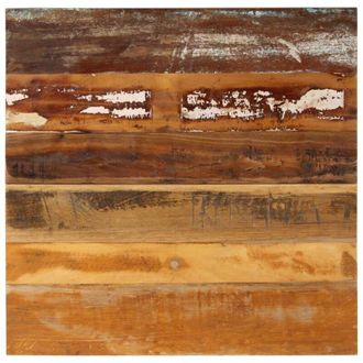 vidaXL Dessus de table carr&eacute; 70x70 cm 15-16 mm Bois de r&eacute;cup&eacute;ration