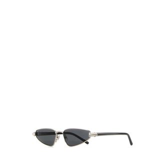 Valentino Garavani Crystal VLogo 57mm Cat-Eye Sonnenbrille - - Accessories - Damen - Grau - ONE SIZE