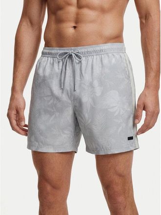 HUGO BOSS Badeshorts Alain 50540089 Grau Regular Fit