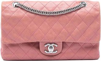 Chanel Sac bandouli&egrave;re classique double rabat Pre-owned - Femme - Pre-owned - Rose - Taille: ONE Size