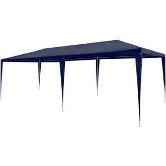 vidaXL Tente de r&eacute;ception 3x6 m pe Bleu