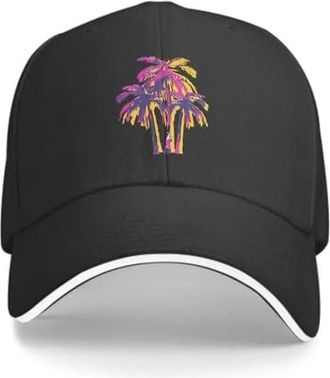 Generic Casquettes Baseball en Palmier Tropical Casquette Mode pour Hommes Casquettes d&eacute;contract&eacute;es Ajustables pour Femmes Casquettes d&eacute;contract&eacute;es pour Routi