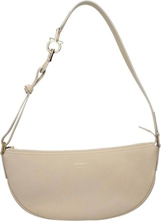 Ferragamo Femme, Sacs, Gris, Taille: ONE Size Sac Bandouli&egrave;re en Cuir avec Bandouli&egrave;re R&eacute;glable