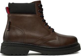 Tommy Jeans Schnürstiefeletten Tjm Lace Up Boot EM0EM01446 Braun