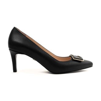 Sergio Moretti Klassische Schwarze High Heels Pumps - - Shoes - Damen - Schwarzk - 36 EU
