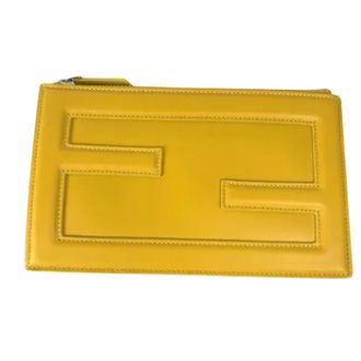 Fendi Pre-owned Leder fendi-taschen - - Pre-owned - Damen - Gelb - ONE SIZE